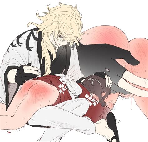 Female Saniwa And Ichimonji Norimune Touken Ranbu Drawn By Dal Gi
