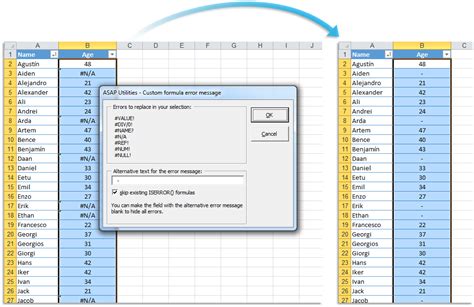 ASAP Utilities For Excel Range Custom Formula Error Message ASAP Utilities Description
