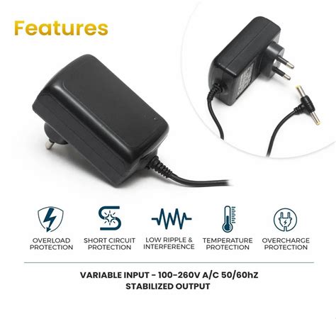 5 Volt 2Amp DC Adapter AC Input 100 260V Output 5v 2A Single Pin At 320 Piece AC DC Power