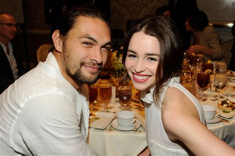 Jason Momoa Talks About Emilia Clarkes Health Scare Popsugar Celebrity