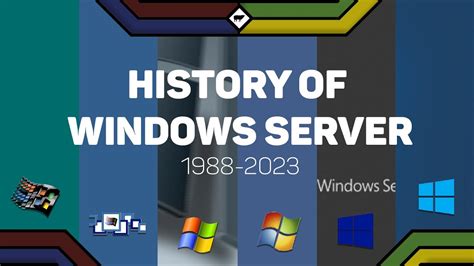 💾 Windows Server History 1988 2023 💾 Youtube