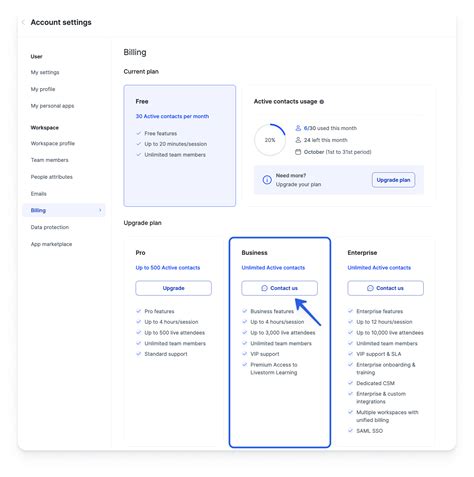 Manage Your Subscription Pricing Per Monthly Active Contacts