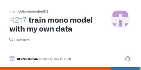 Train Mono Model With My Own Data Issue 217 Nianticlabs Monodepth2 GitHub