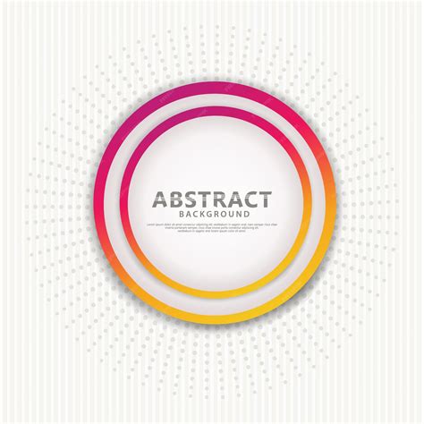 Premium Vector Abstract Circle Geometric Pattern Design With Halftone Background Use For