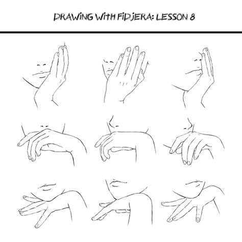 Drawing With Fidjera Lesson By Fidjera Art References Art Reference Drawing Tips Hand