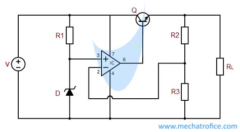 zener diode voltage regulator circuits