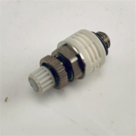 Smc Asn2 M5 15mpa Flow Control With Silencer Threaded M5 X 08 Male