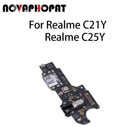 Novaphopat USB Dock Charging Port Charger Board Flex Cable Connector For Realme C Y Realme