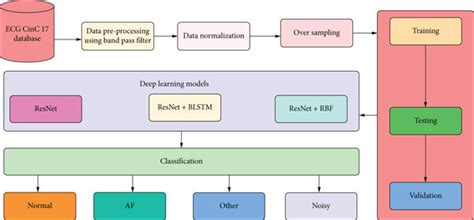 workflow for classification of short ecg signals into four classes