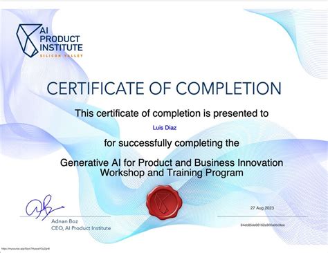 Luis Diaz On Linkedin Ai Generativeai Certificationcourse Productleadership…