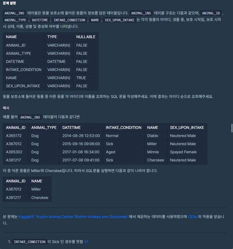 프로그래머스 sql 공부 1일차 수현이의 보물창고