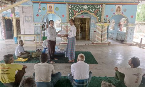 ဖြူးမြို့နယ် သာဓုကန်ကျေးရွာ၌ ကျေးရွာမတည်ရန်ပုံငွေ ပဥ္စမအကြိမ်မြောက်ထုတ