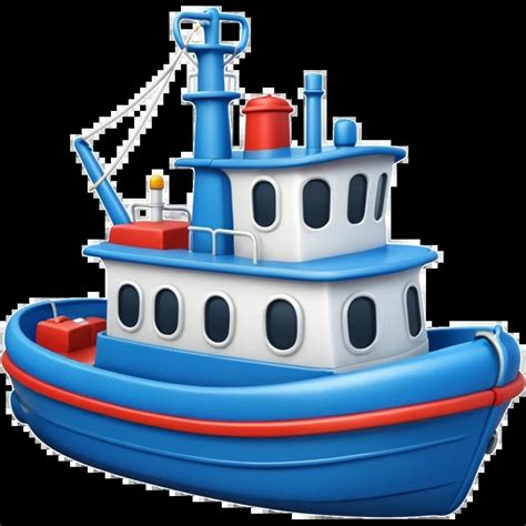 Cute Tugboat Emoji Emoji Ai Emoji Generator