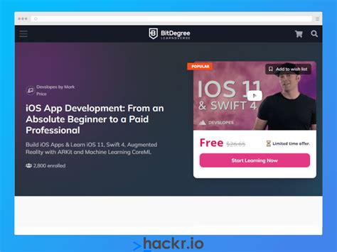 Best IOS Development Courses Online In Free Paid