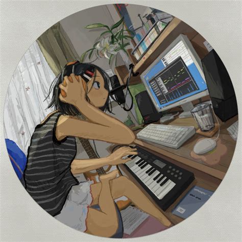 Amamoto Air Original Absurdres Commentary Request Highres 1girl Barefoot Black Eyes