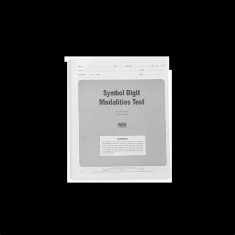 Sdmt Symbol Digit Modalities Test