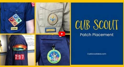 Ultimate Cub Scout Patch And Badge Placement Guide 2024 ~ Cub Scout Ideas