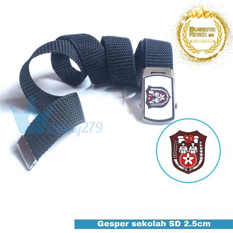 Jual Sabuk Sd Ikat Pinggang Gesper Sd Hitam Shopee Indonesia