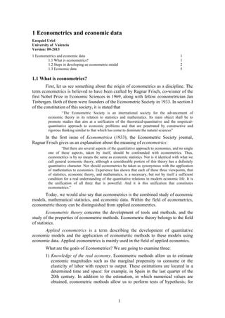 Econometrics And Economic Data PDF