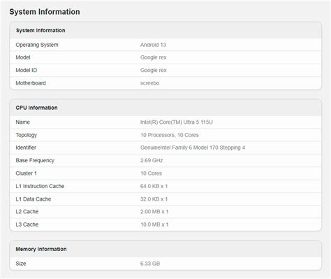 Intel Core Ultra 5 115u Spotted Slowest Of The Pack With 2p 4e Cores Pokde Net