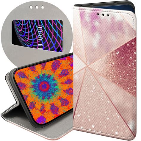 ETUI Z KLAPKĄ DO XIAOMI REDMI 9 WZORY RÓŻOWE ZŁOTO RÓŻ FUTERAŁ POKROWIEC Xiaomi Sklep EMPIK COM