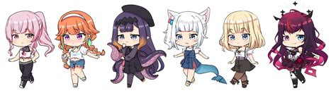 Chibi Hololive En Hololive Rawwnime