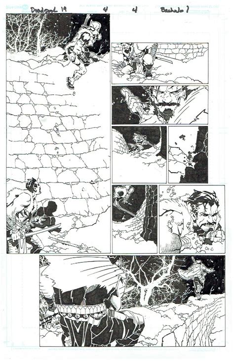 Deadpool Issue 4 Page 4 Original Comic Art For Sale Nerd Crawler