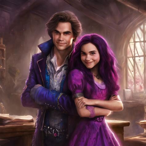 Descendants Mal Has A Twin Sister Fanart