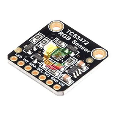 Tcs 34725 Rgb Light Color Sensor Color Identification Module Rgb Color Sensor With Ir Filter And