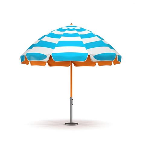 Premium Photo Striped Beach Umbrella