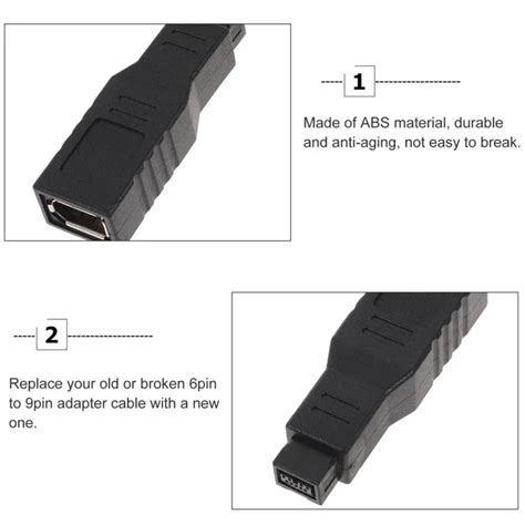 Data Transfer Adapter Cable 6 Pin Female Cable 400 Female To 800 Male £