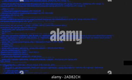 Green Screen Coding Hacker Concept Animation With Glitch Programming Code Typing Error Big