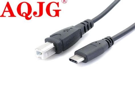 【cw】 Type C Male To Usb B Male Connector Date Cable For Tablet Computer