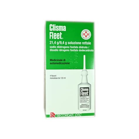 Clisma Fleet Soluzione Rettale 4 Flaconi Monodose
