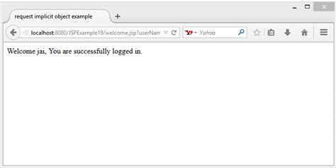 jsp request implicit object w3schools