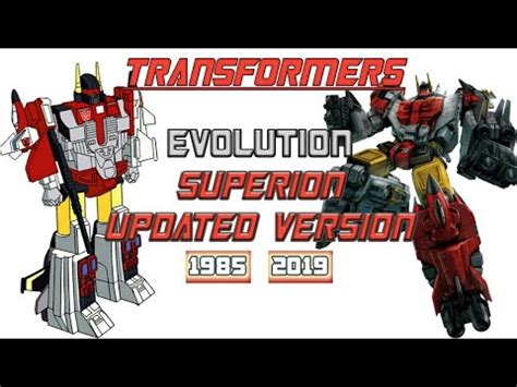 Superion Evolution In Cartoons And Video Games 1985 2021
