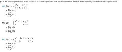 Solved T In The Following Exercises Use A Calculator To