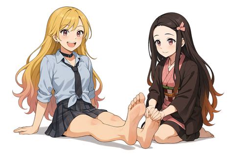 Kitagawa And Nezuko Feet 3 By Senaresolesart On Deviantart