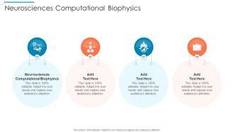 Neurosciences Computational Biophysics Ppt Slides Cpp PPT Template