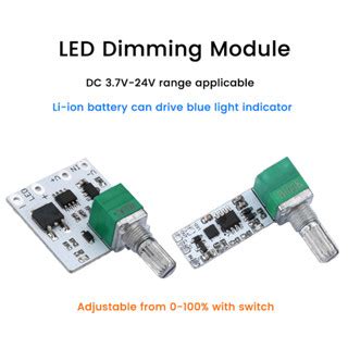 DC V V LED Driver PWM Dimmer Module Constant Voltage Light Bar Desk Lamp Stepless Knob Pote