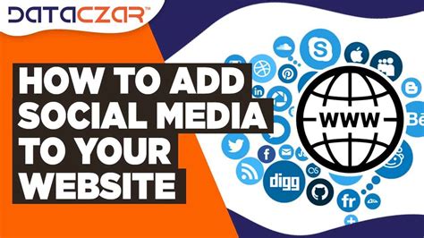 do it yourself tutorials how to add social media to your website