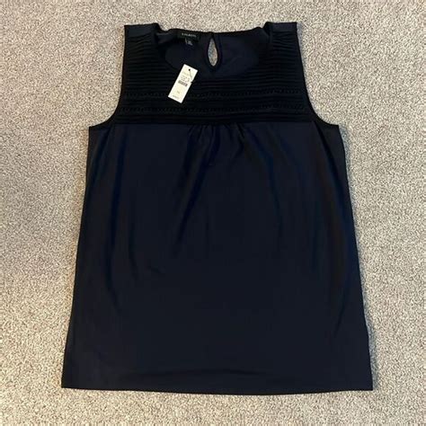 Talbots Tops Nwt Talbots Navydetailed Tank Poshmark
