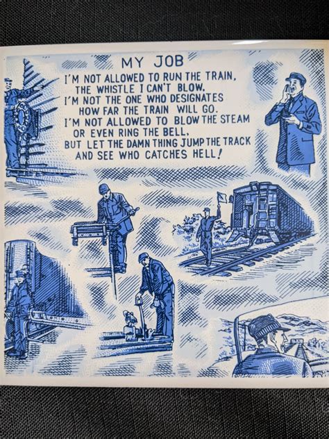 Old School Conductor Humor R Railroading