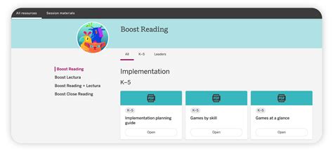 Amplify Boost Reading Program Highlights