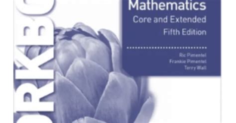 Cambridge Igcse Core And Extended Mathematics Workbook Fifth Edition Igcse Cambridge Syllabus