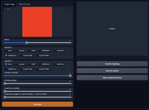Extras Upscaling Does Not Work · Issue 1836 · Automatic1111stable