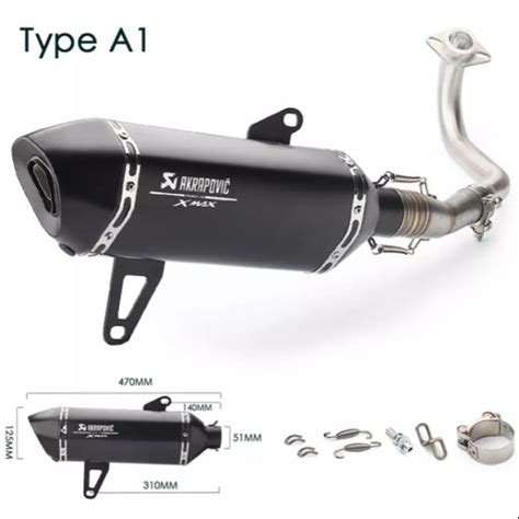 Akrapovic Ekzos Yamaha Xmax Shopee Malaysia