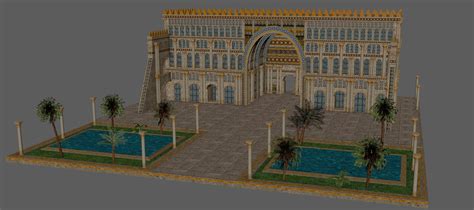 3d Fantasy Recreation Of Taq Kasra Turbosquid 2260385