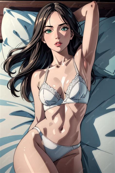 Premium Ai Image Young Sexy Girl Anime Style Character Illustration