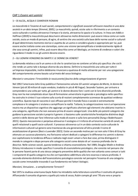 Riassunto Uomini Duri Pacilli Appunti Di Psicologia Sociale Docsity